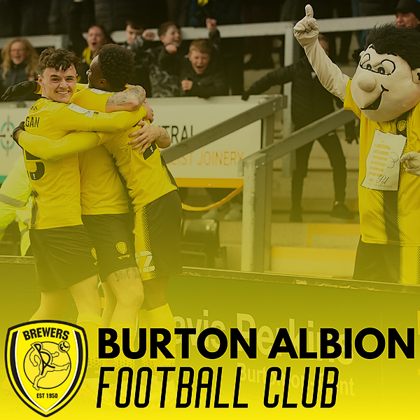 BURTON ALBION FOOTBALL CLUB | Twitter, Instagram, Facebook | Linktree